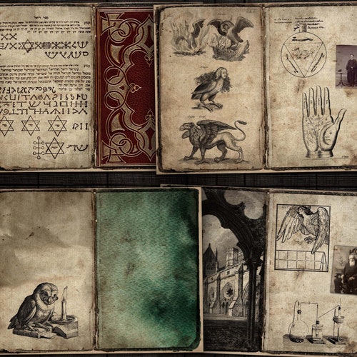 Wizard School Printable Journal Kit Magic Fantasy Digital - Etsy