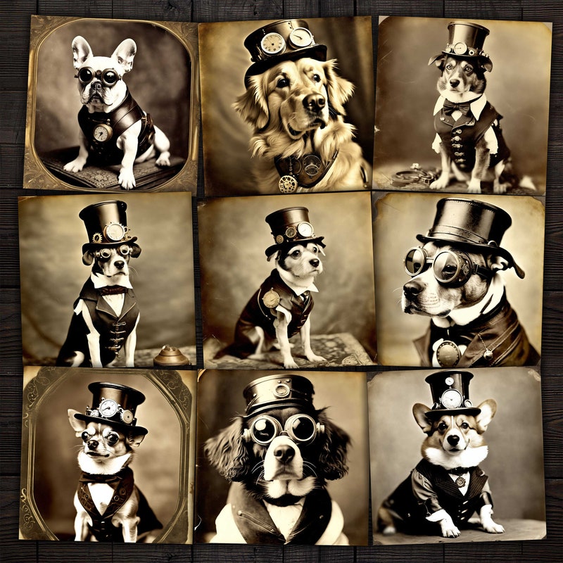 Steampunk Dog - Etsy