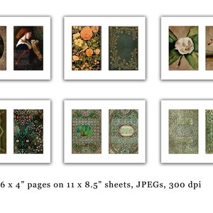 91 Sheets Digital Fairy Tale Bundle for Printable Ephemera, Junk ...
