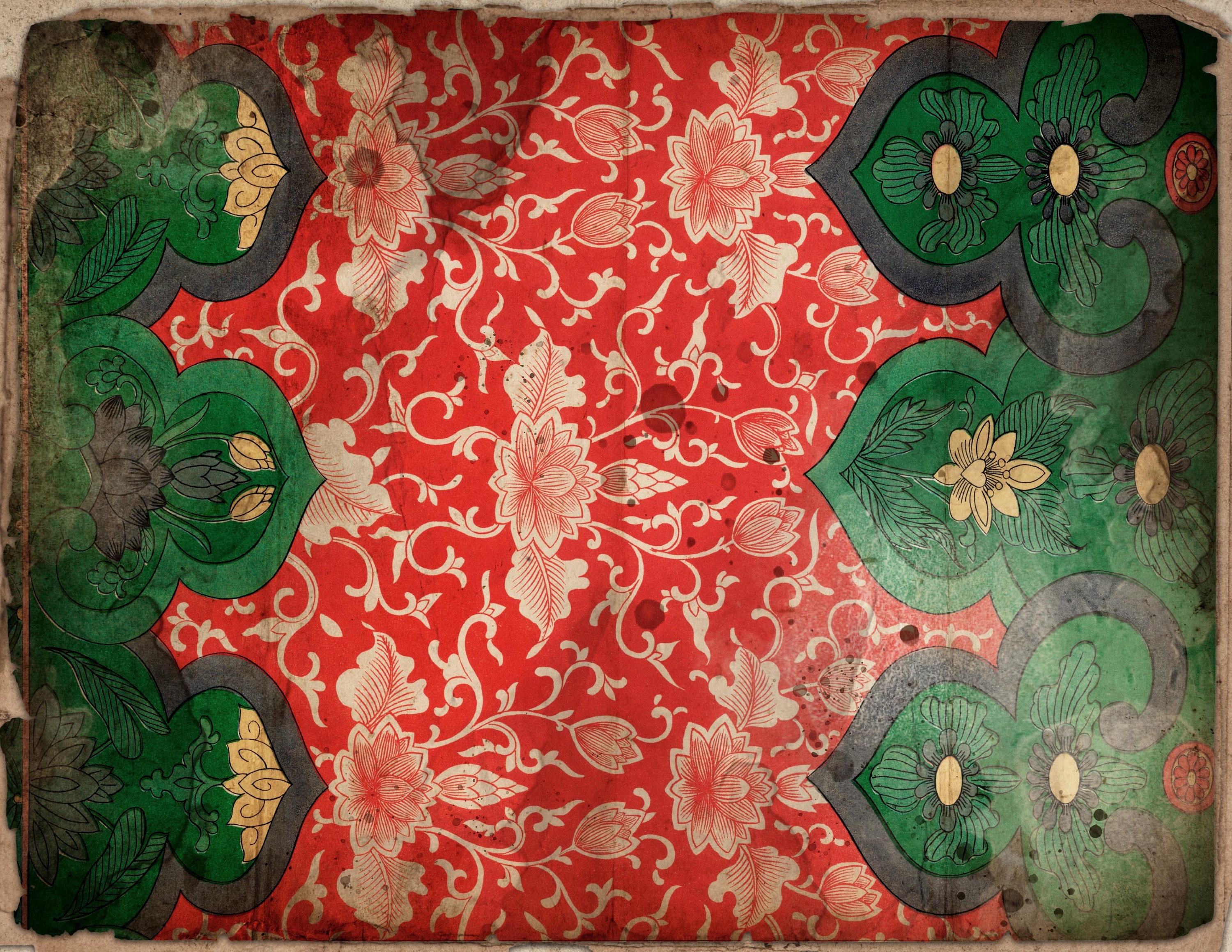 Pink Ornate China Pattern Papers Printable Backgrounds for - Etsy