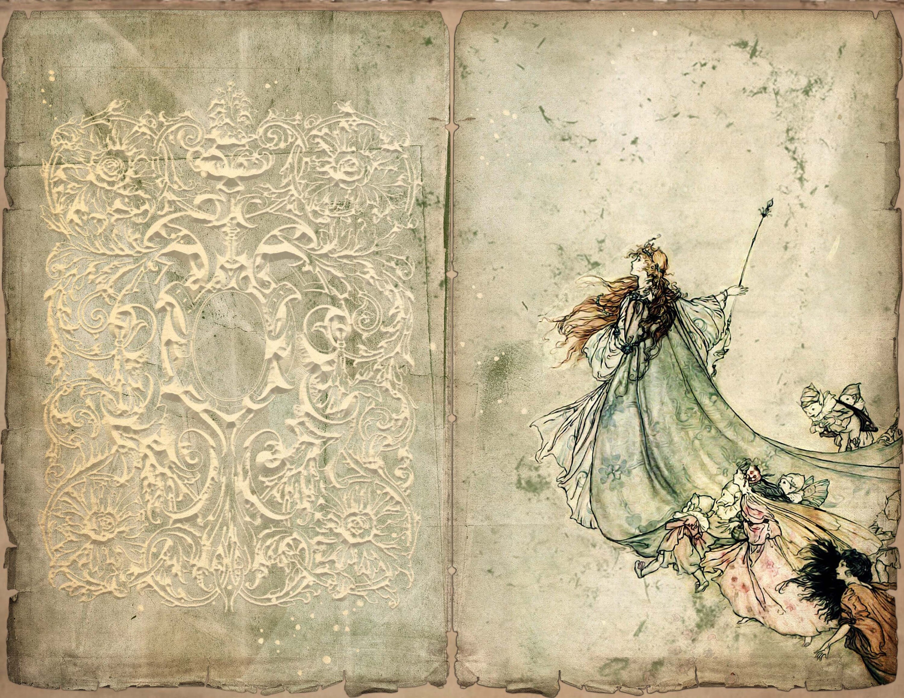 Enchanted Forest Junk Journal Pages: Fairy Tale Printable Kit (digital ...