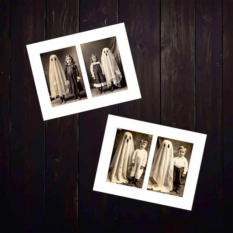 Spooky Antique Ghosts and Children Halloween Photos: Gothic Curios ...