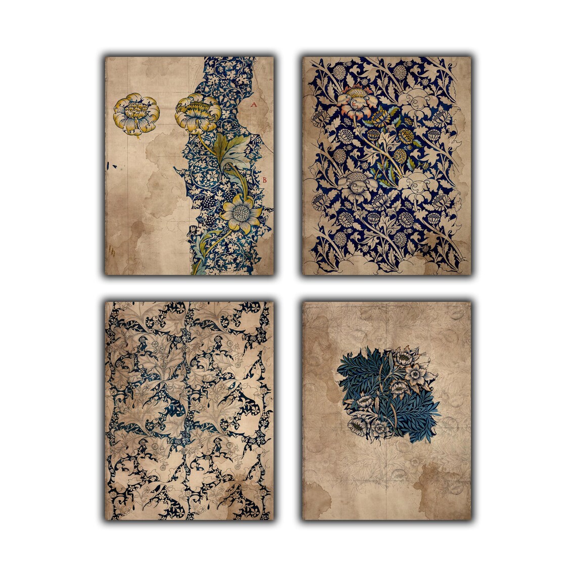 Ornate Pattern Papers Bundle Printable Ephemera Kit for Junk | Etsy