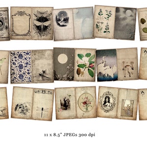 91 Sheets Digital Fairy Tale Bundle for Printable Ephemera, Junk ...