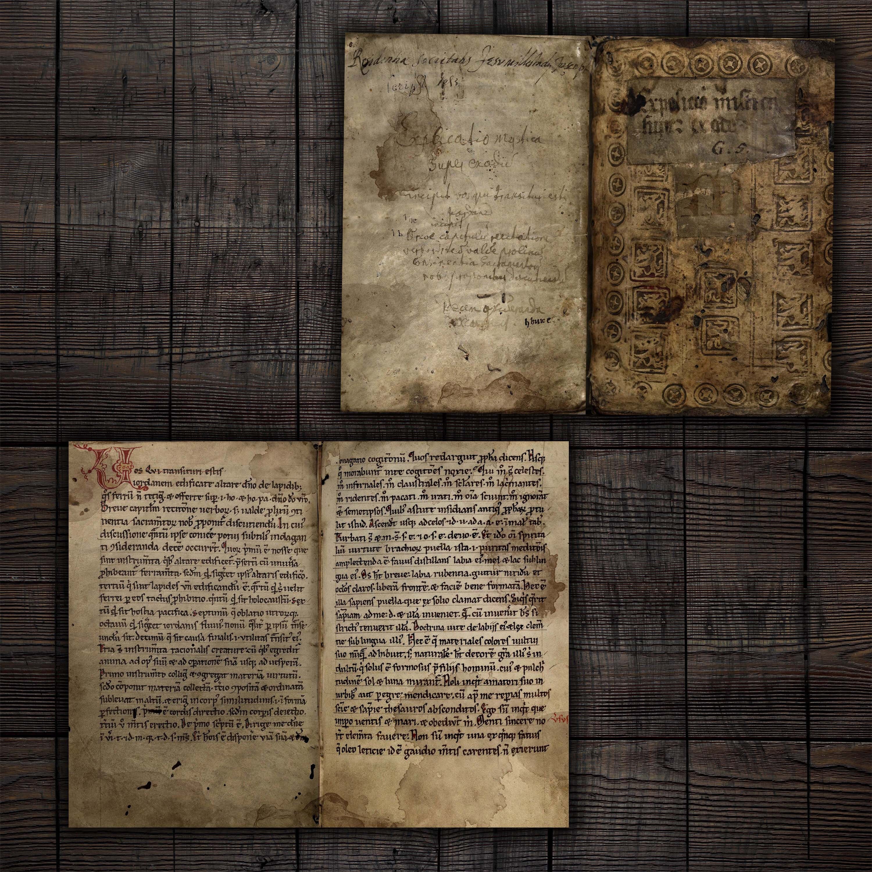 Digital Medieval Junk Journal Pages Grunge Ephemera for | Etsy