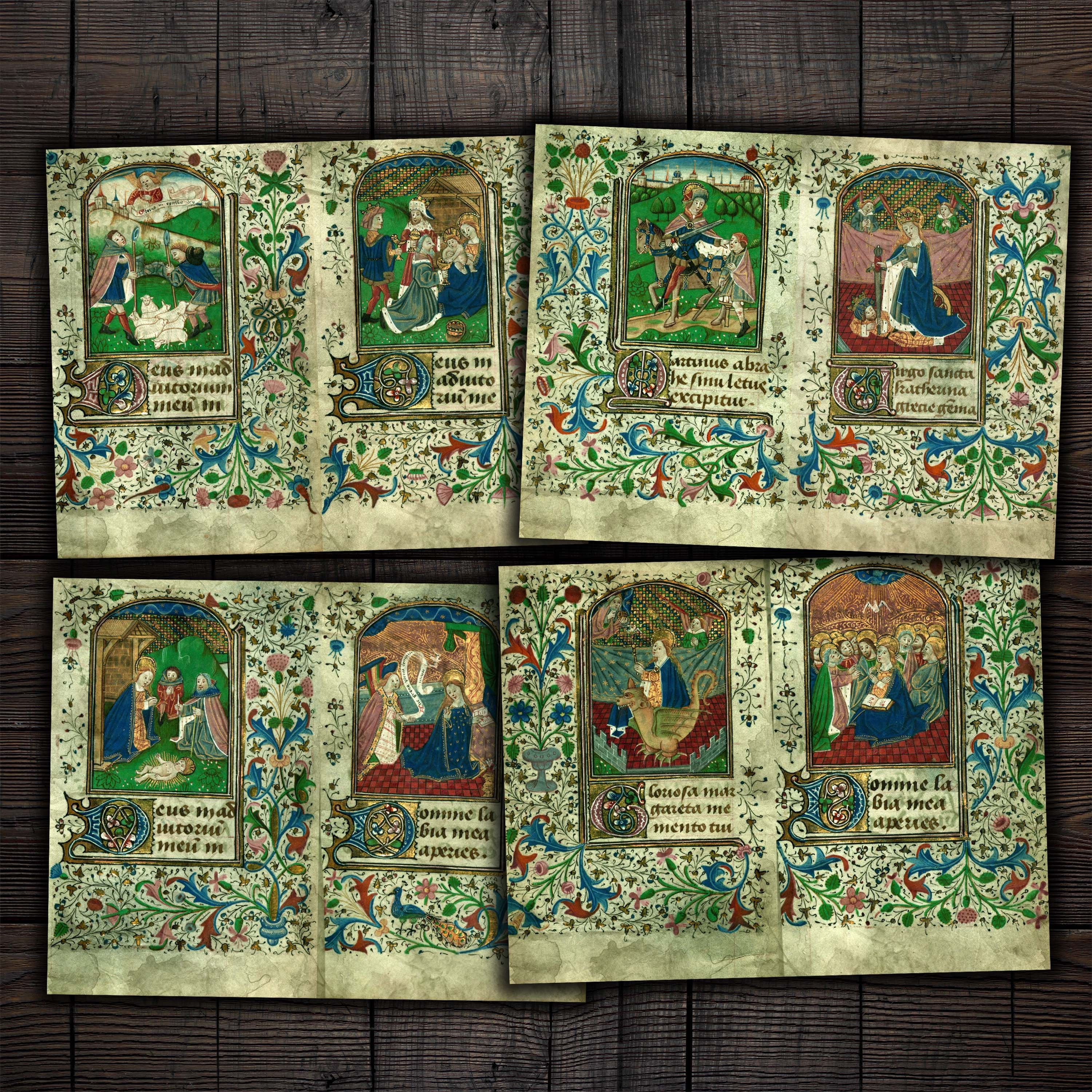 Junk Journal Medieval Printable Pages Middle Ages Ephemera - Etsy UK
