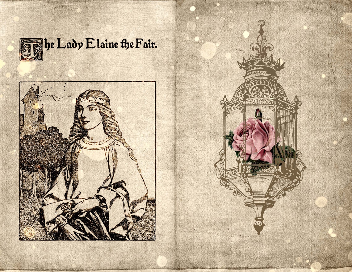 Digital Fairy Tale Medieval Kit Printable Pages for Junk | Etsy