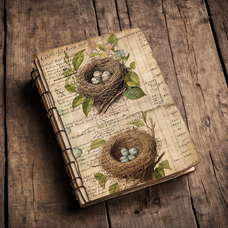 Bird Nest Print Digital - Etsy