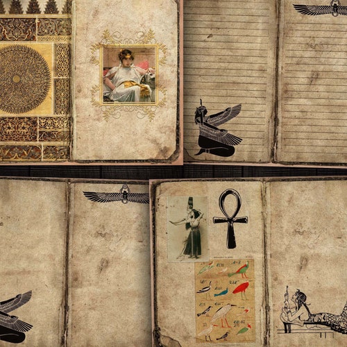 Ancient Egypt Digital Junk Journal Kit - Etsy