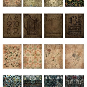 91 Sheets Digital Fairy Tale Bundle for Printable Ephemera, Junk ...