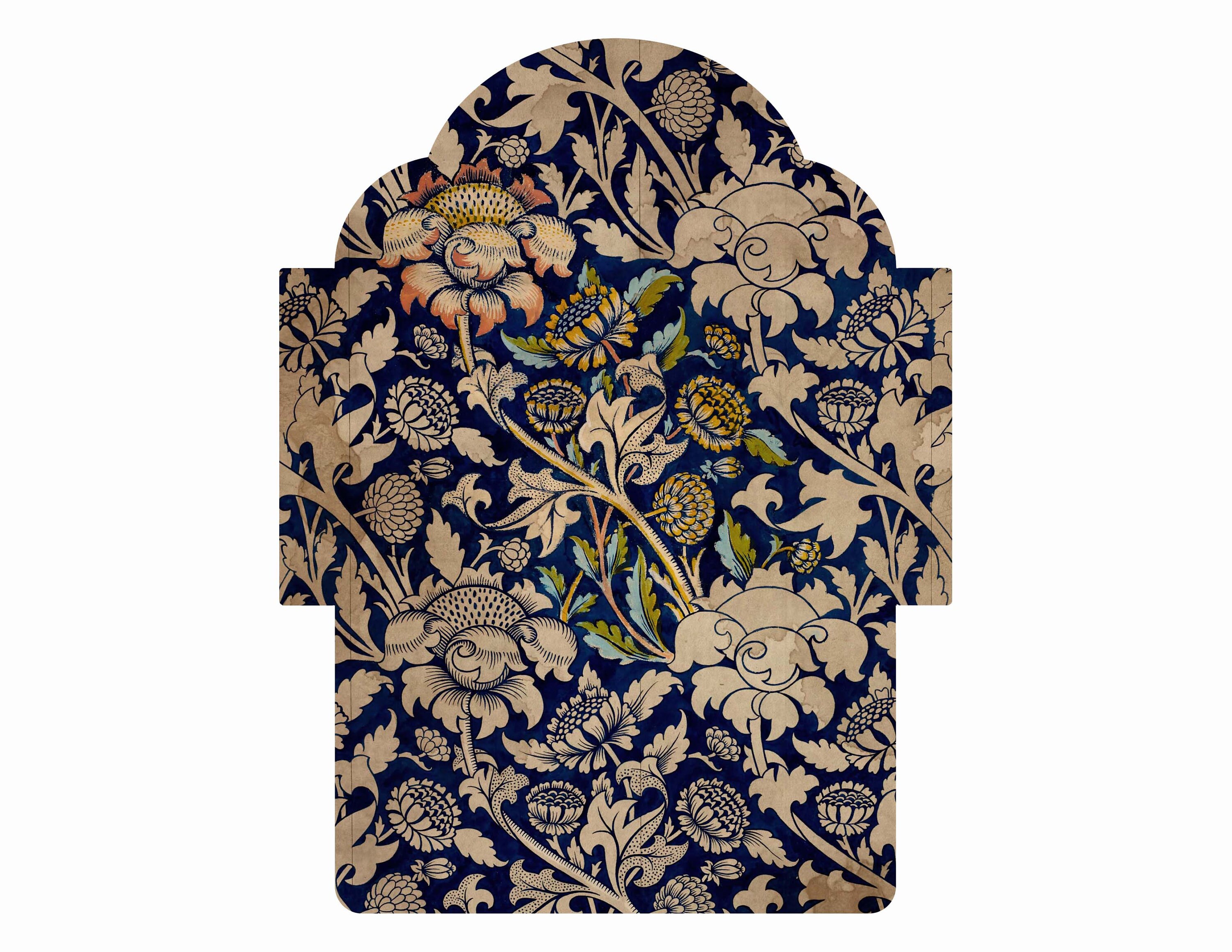 Printable Blue Pattern Envelopes for Junk Journals, Scrapbooks, Paper ...