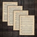 Antique 1800s Children's Music Sheets Printable Papers for Junk ...