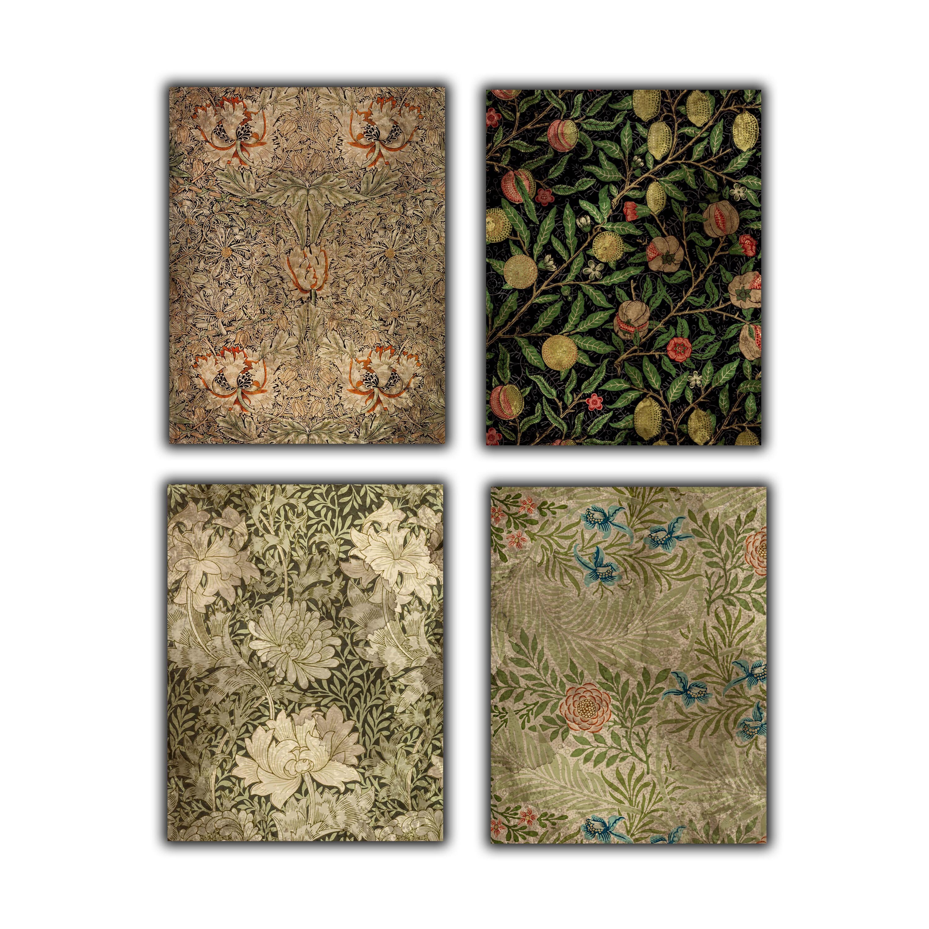 Ornate Pattern Papers Bundle Printable Ephemera Kit for Junk | Etsy