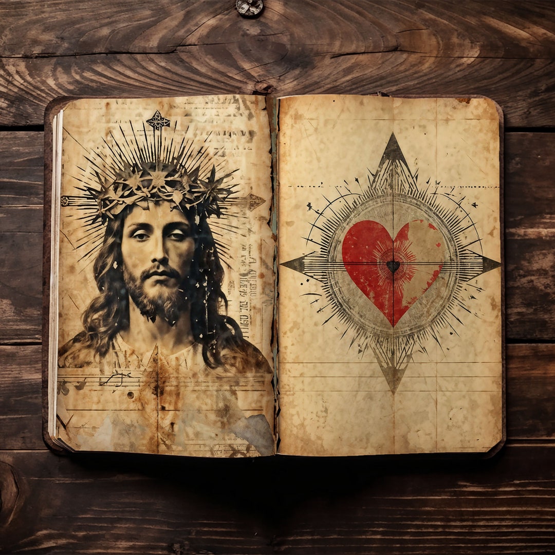 Christian Junk Journal Kit: Jesus Ephemera, Paper Crafts (digital ...