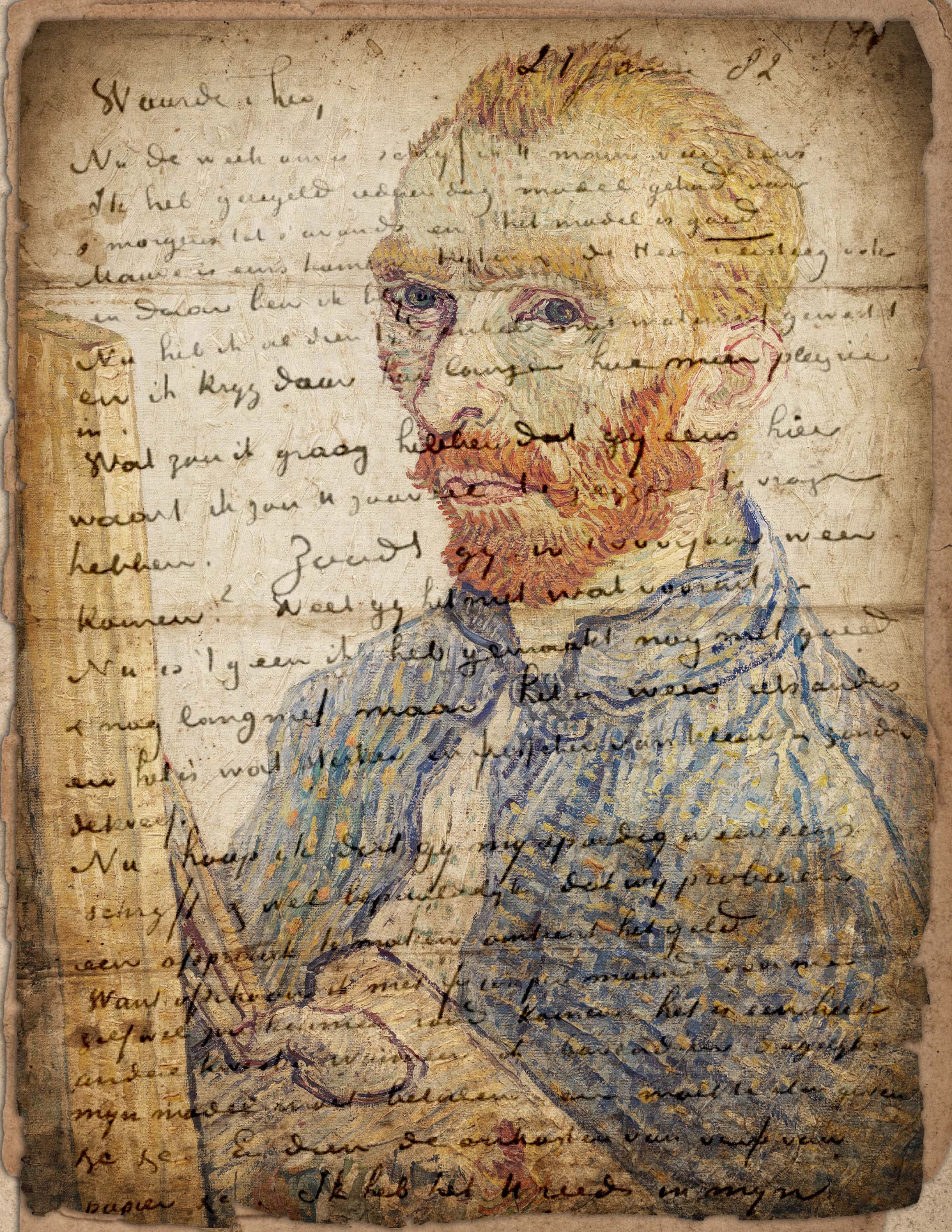 Printable Grunge Van Gogh Papers for Junk Journals Art - Etsy