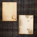 Grunge Coffee Stained Lined Notebook Pages, Printable Papers for Junk ...