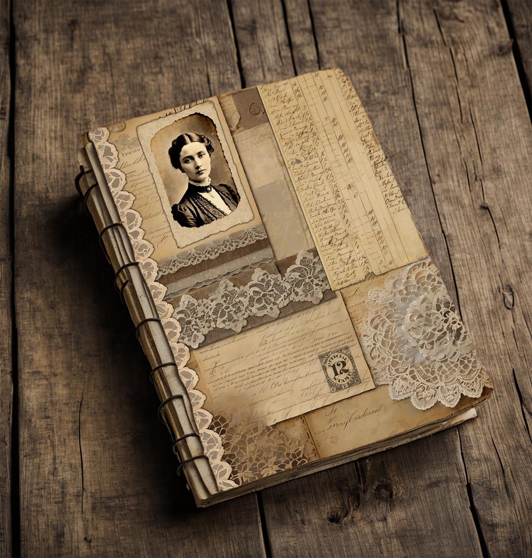 Vintage Ephemera Printable: Collage Papers for Junk Journal (digital ...