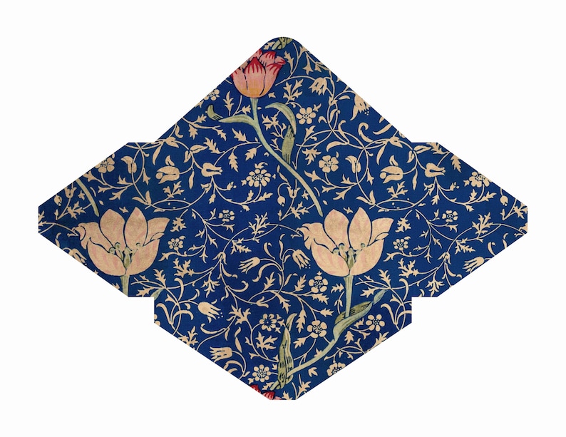 Printable Blue Pattern Envelopes and Pockets for Junk - Etsy