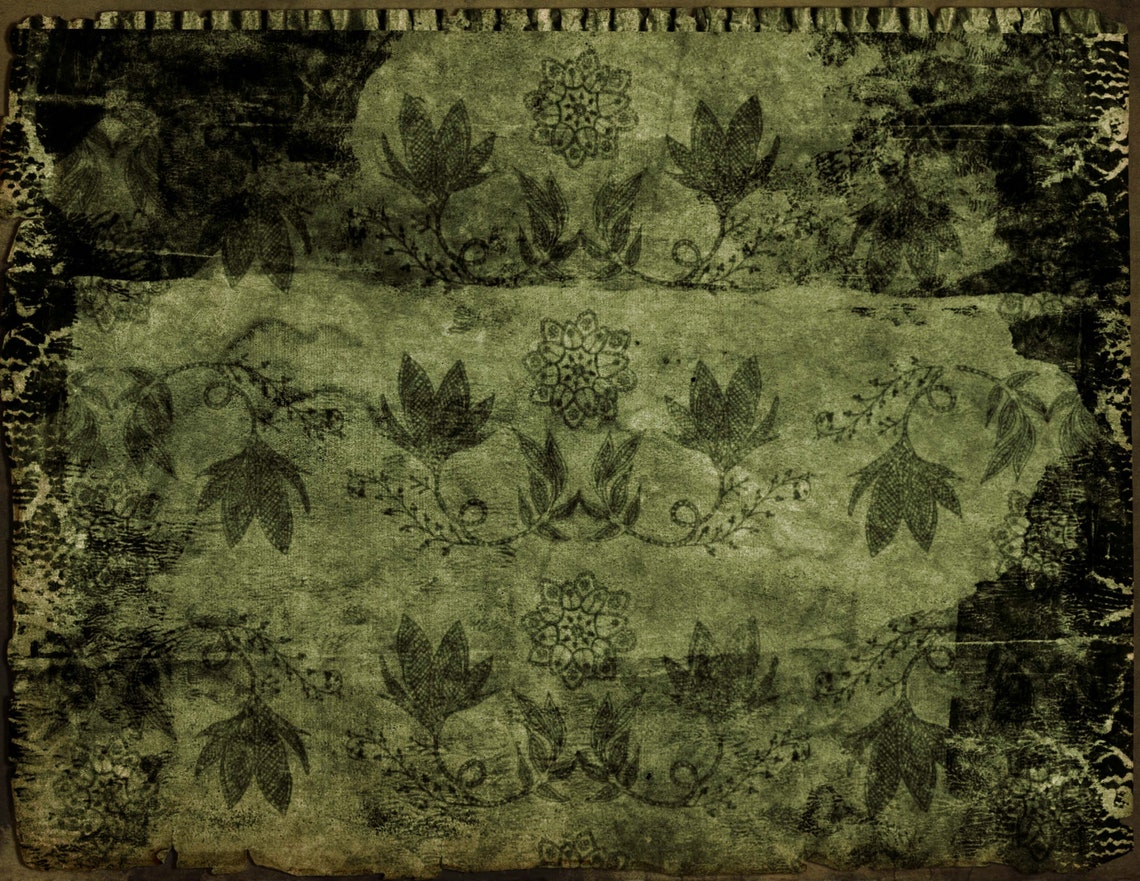 Digital Forest Green Background Sheets, Printable Papers for Junk ...