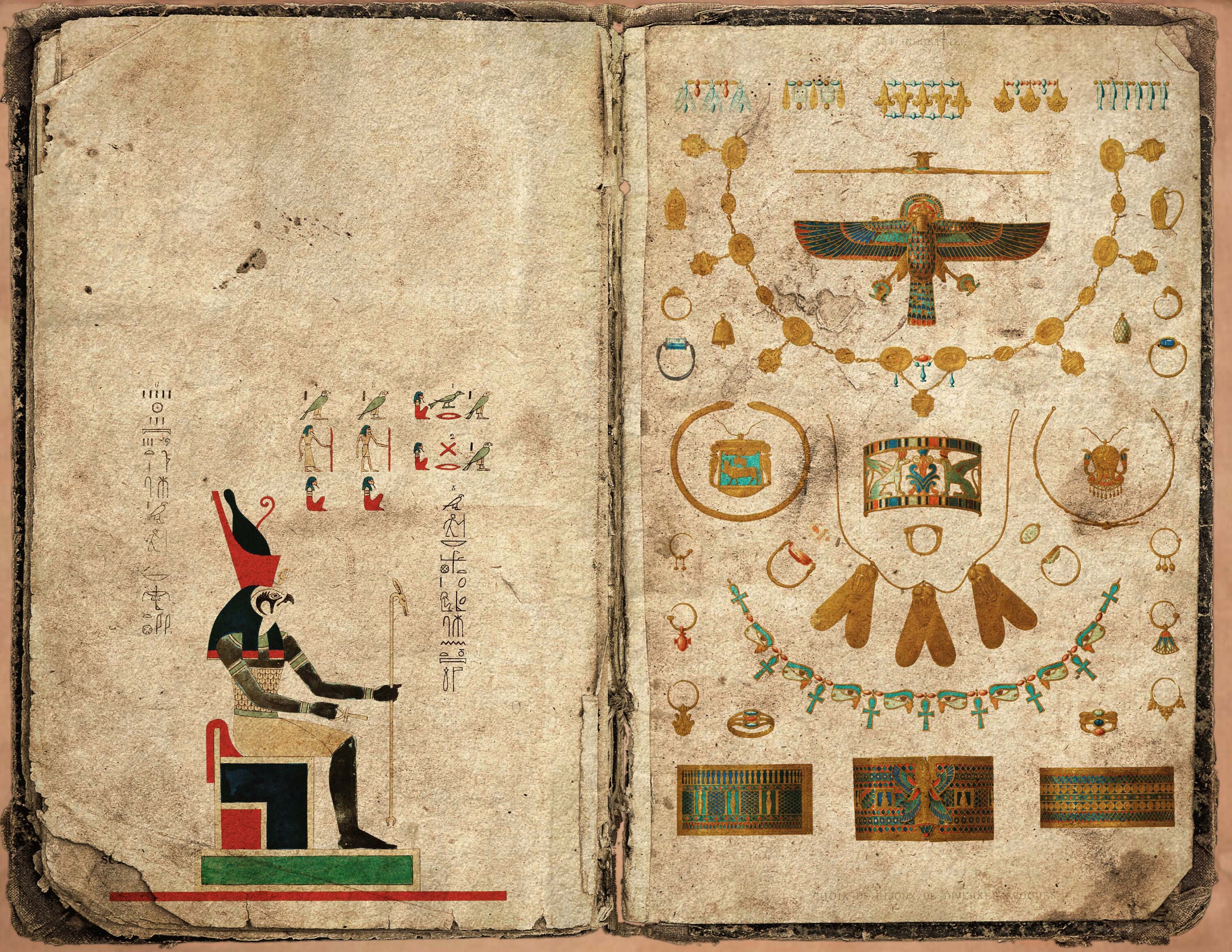 Digital Cleopatra Ancient Egypt Junk Journal Pages Printable | Etsy