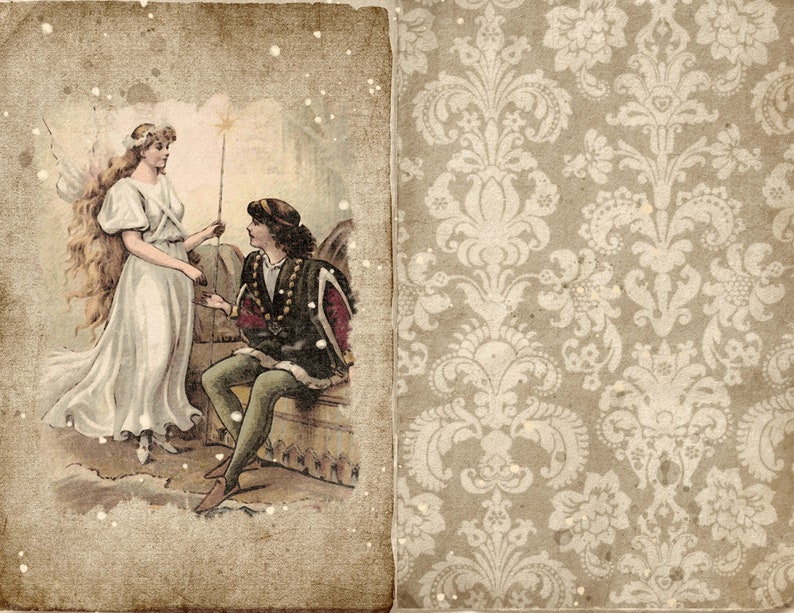 Digital Fairy Tale Medieval Kit Printable Pages for Junk | Etsy