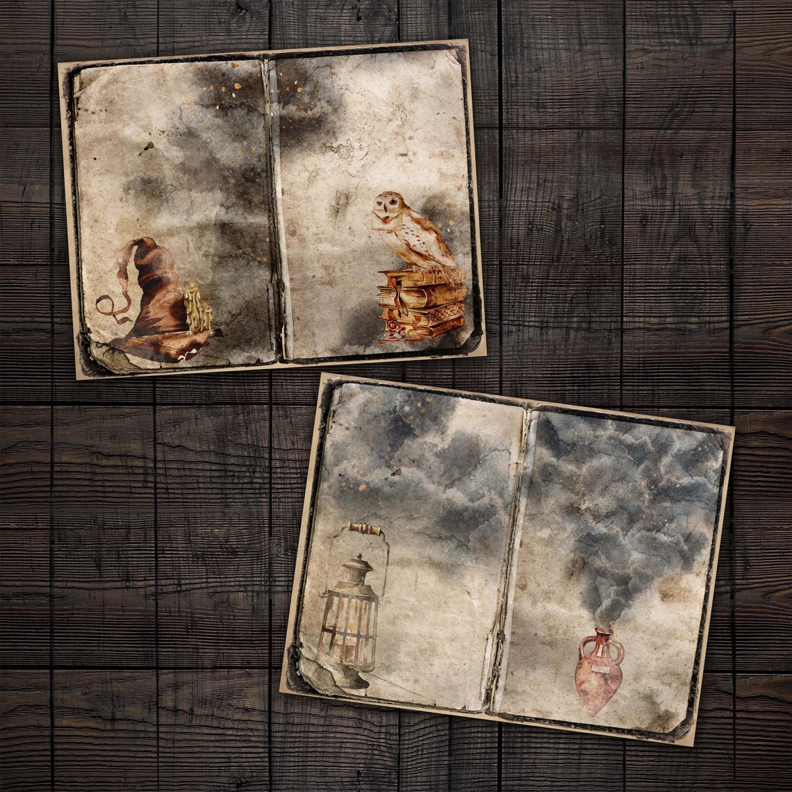 Wizard School Printable Journal Kit Magic Fantasy Digital - Etsy