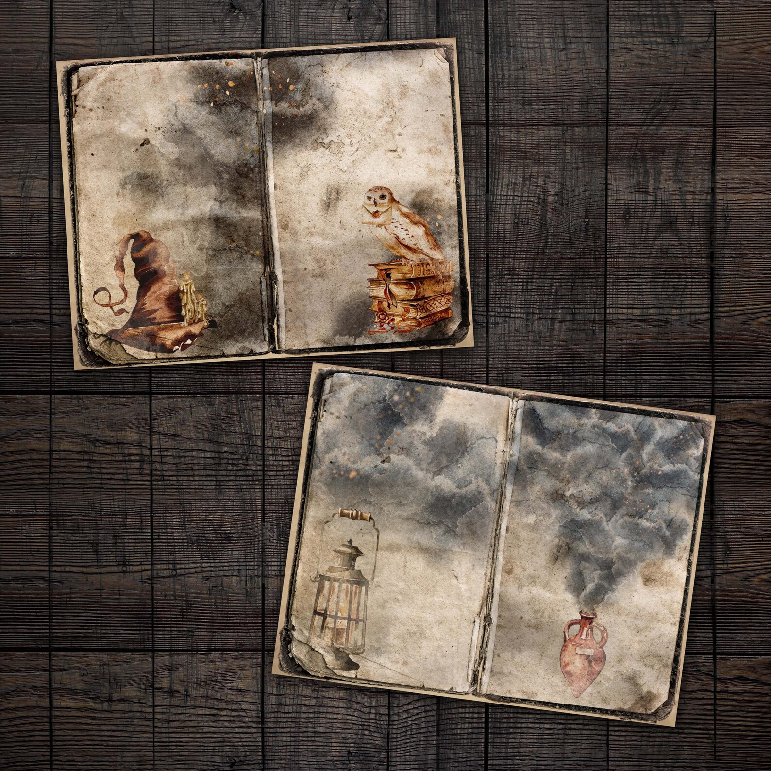 Wizard School Printable Journal Kit Magic Fantasy Digital - Etsy