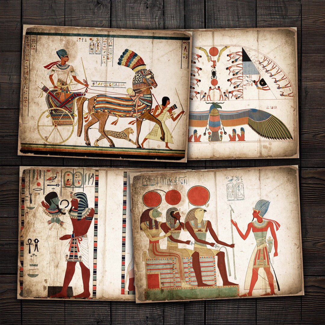 Ancient Egypt Printable Papers for Junk Journal, Art Journals ...