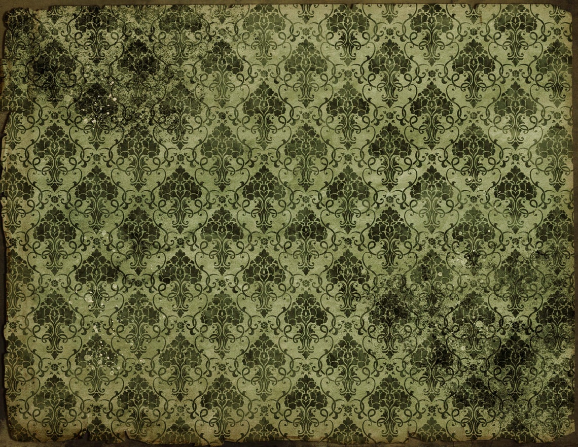 Digital Forest Green Background Sheets Printable Papers for - Etsy