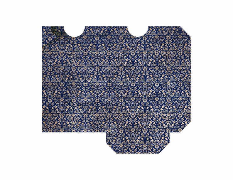 Printable Blue Pattern Envelopes and Pockets for Junk - Etsy