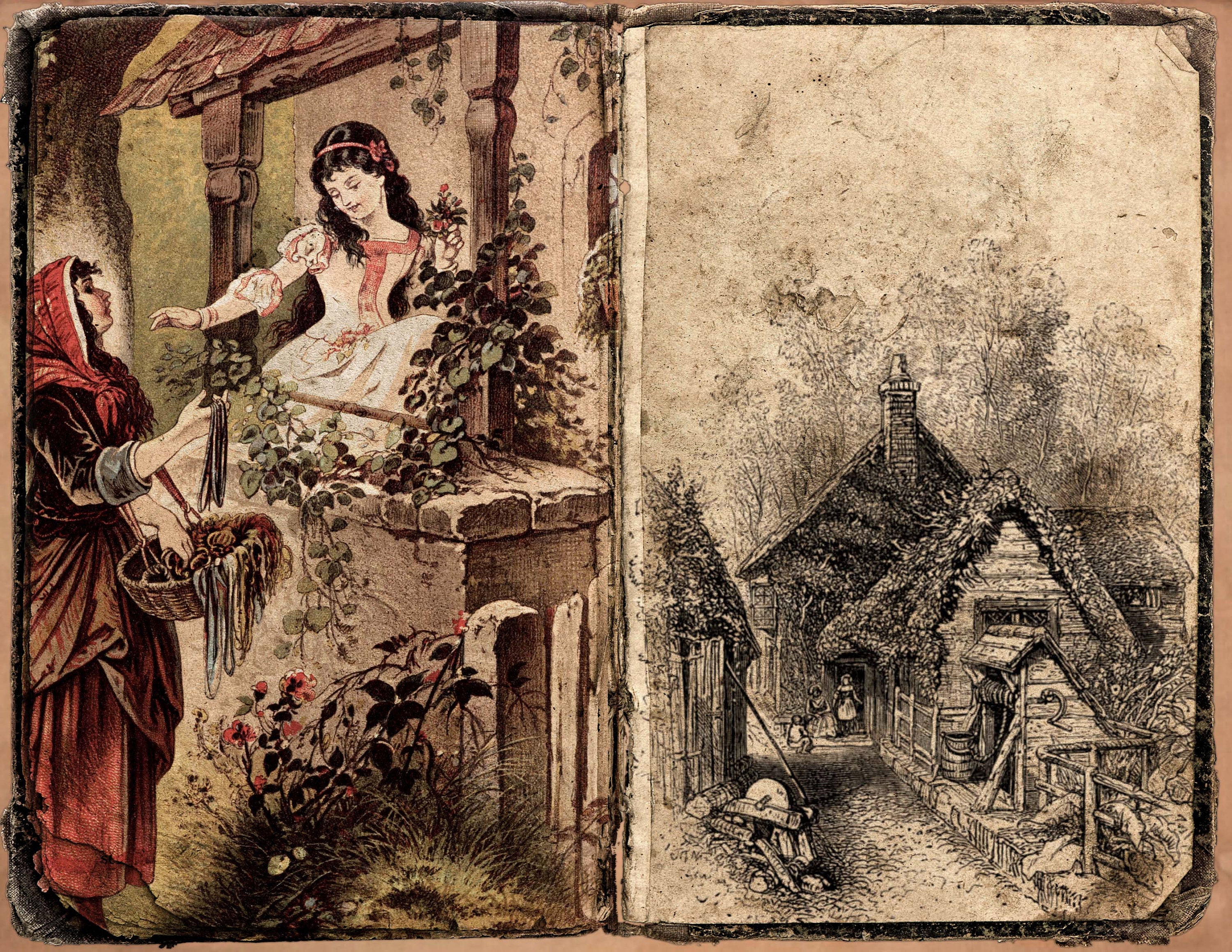 Snow White Printable Junk Journal Pages Fairy Tale Ephemera | Etsy