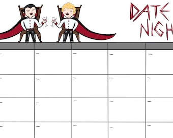 Vampires Calendar - Etsy