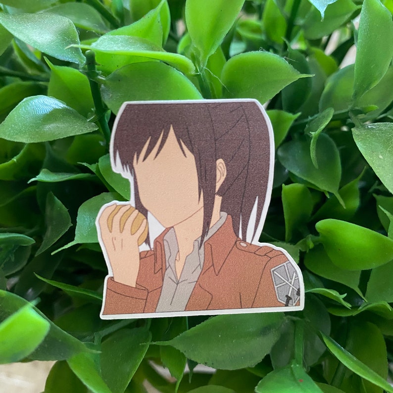 Sasha Eating Potato Vinyl Sticker - Etsy