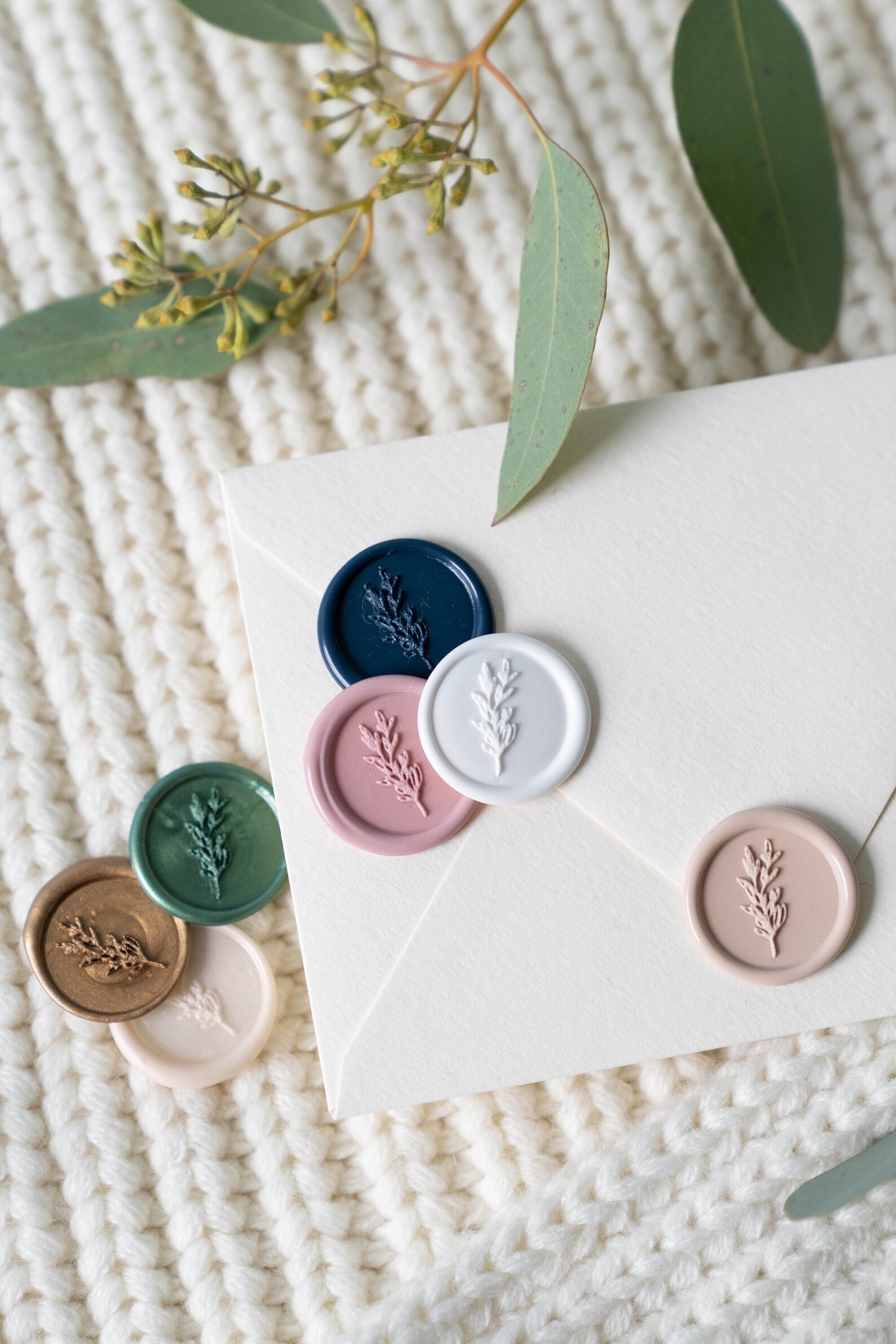 Botanical Rosemary Wax Seal / Self Adhesive Wax Seals / Peel | Etsy