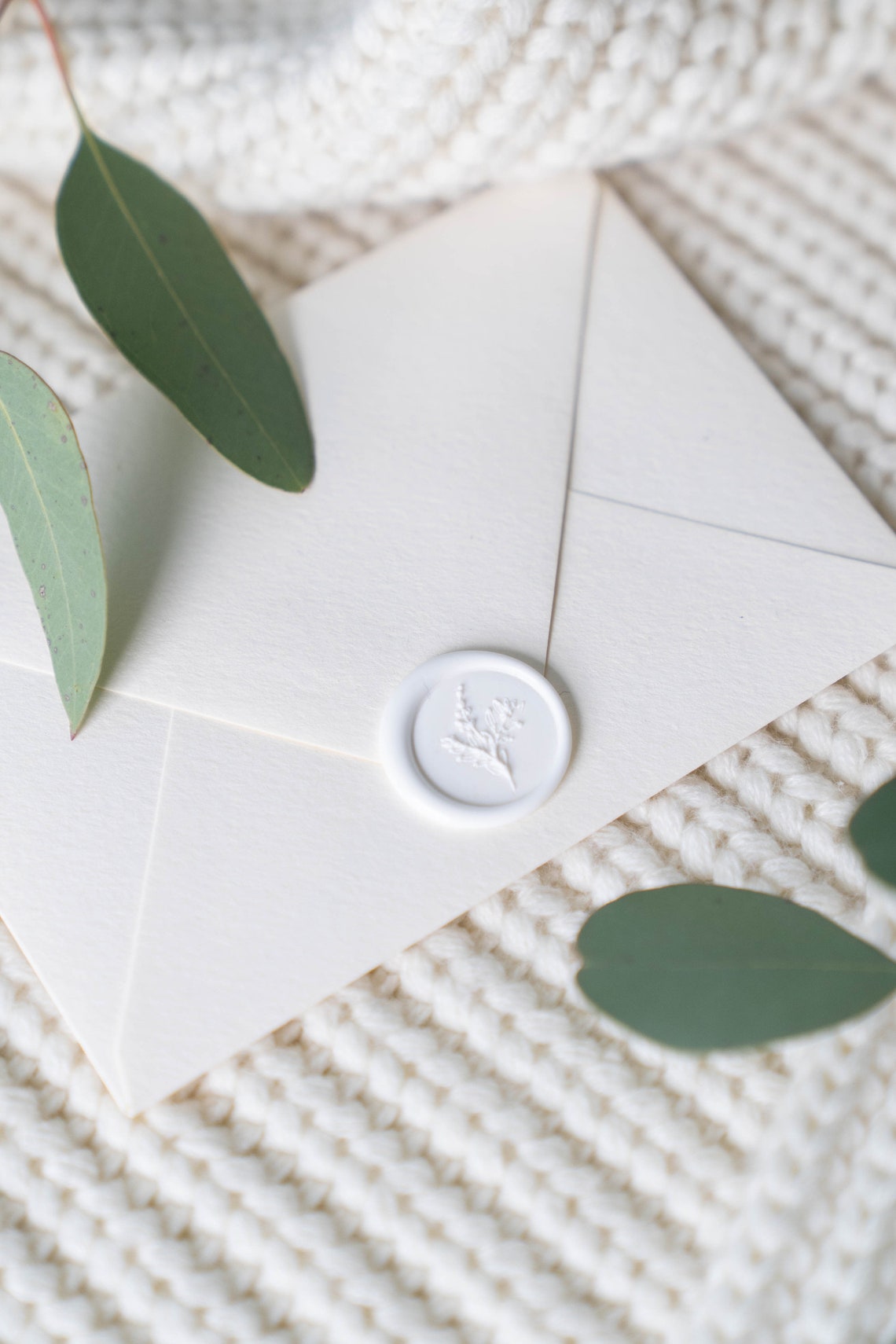 Sage Leaf Wax Seal / Self Adhesive Wax Seals / Peel and Stick | Etsy