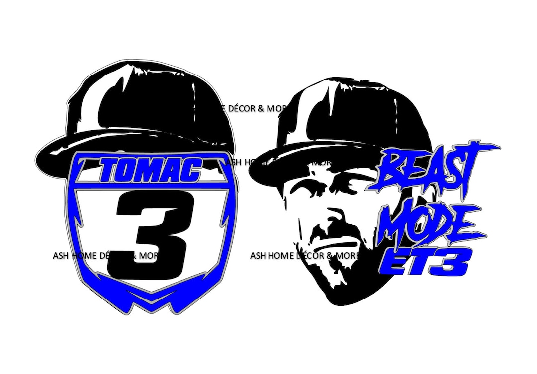 Eli Tomac ET3 Motocross SVG - Yamaha Dirt Bike (digital Download) - Etsy