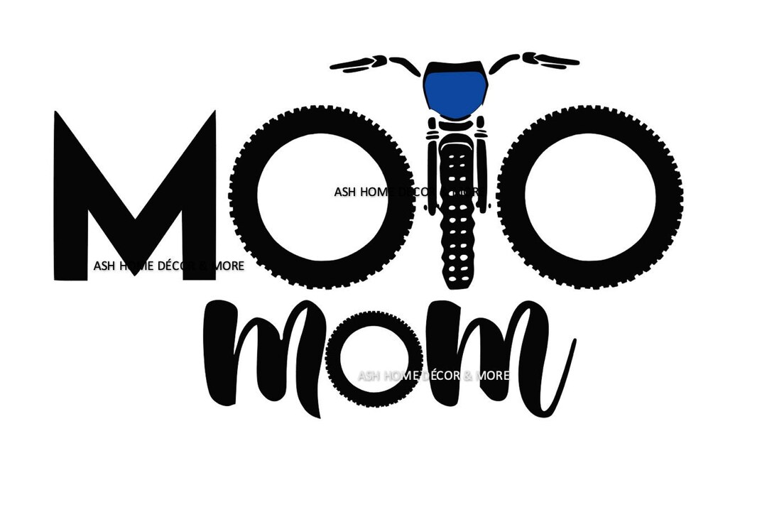 Moto Mom SVG: Dirt Bike Motorcycle Design - Etsy