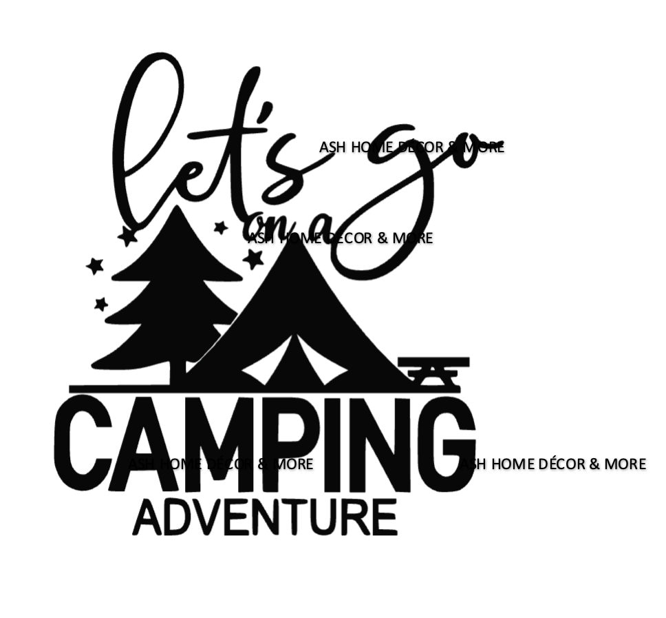 Lets Go Camping Adventure Svg, Camp Svg, Camping Svg, Tent Svg ...
