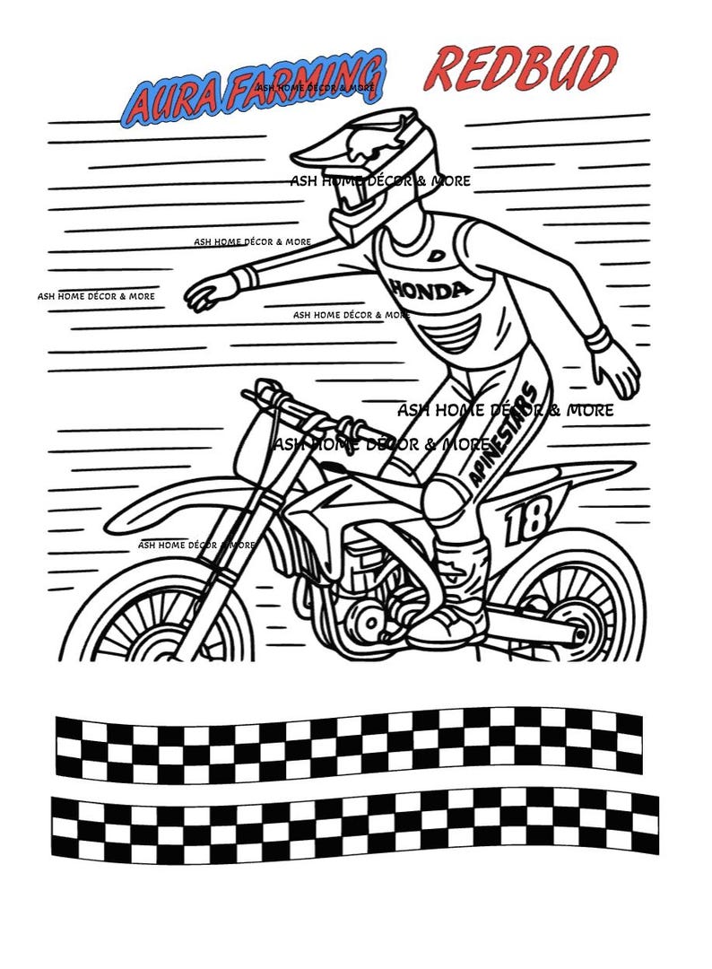 Jett Lawrence Aura Farming SVG: Motocross Champion Vector Graphic - Etsy