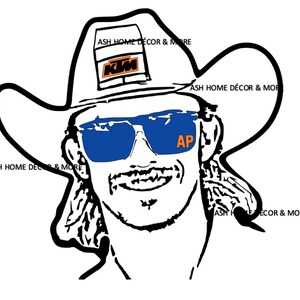 Aaron Plessinger AP7 Motocross SVG: Dirt Bike Supercross (digital ...