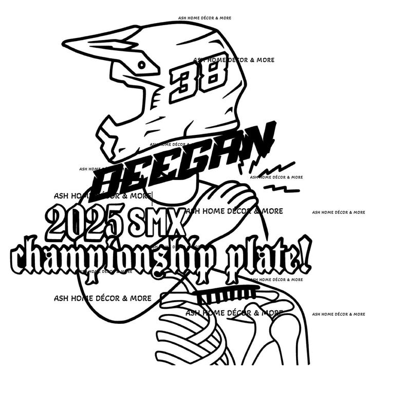 Haiden Deegan SMX Championship SVG: Motocross Racing Graphic (digital ...
