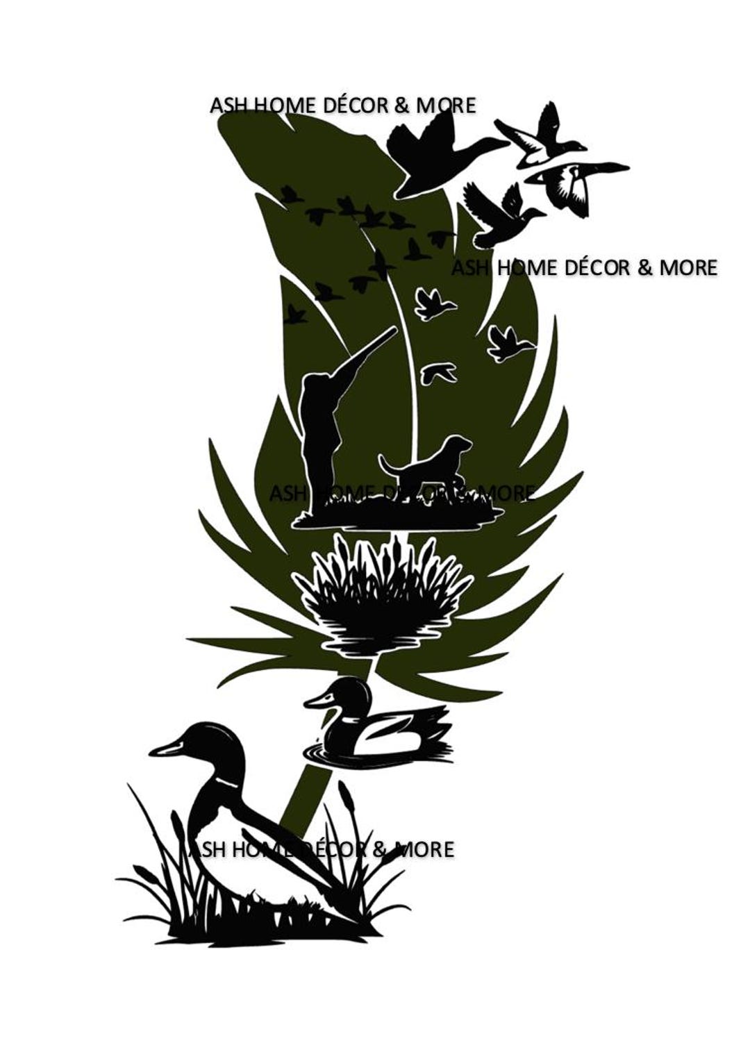 Duck Hunting SVG, Duck Hunter Feather Svg, Waterfowl Hunt Svg, Layered ...