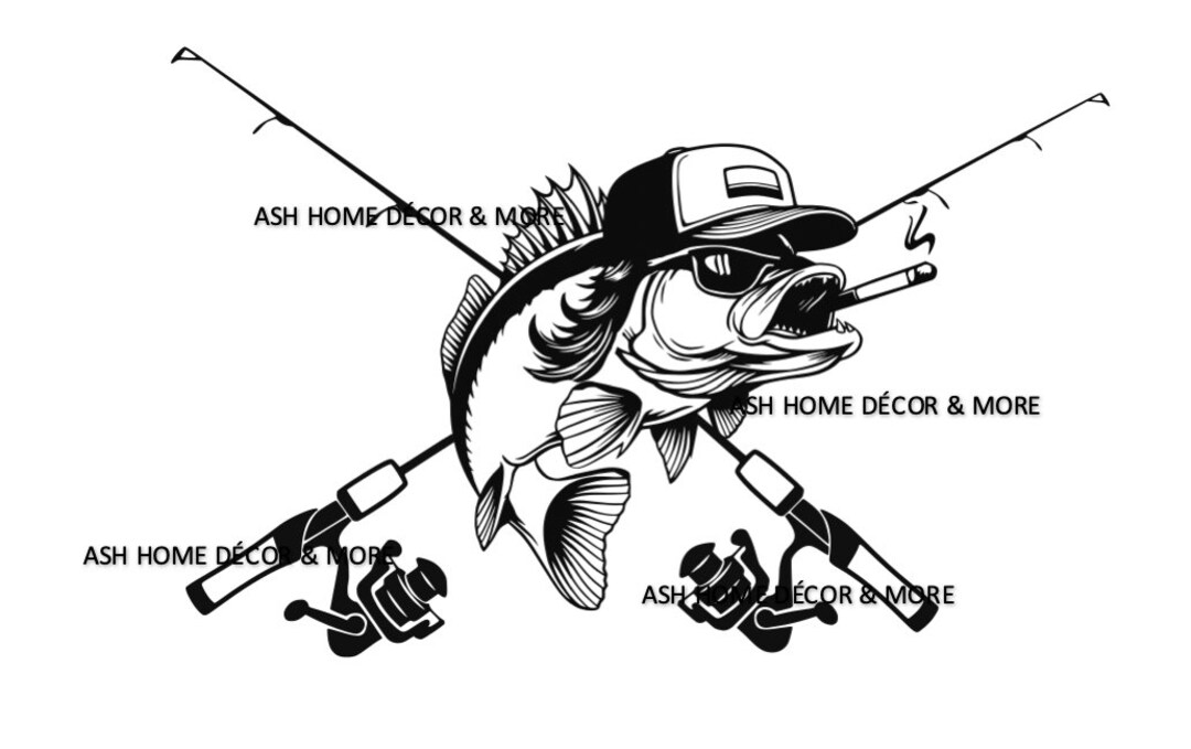 Redneck Walleye Trucker Hat Mullet Smoking Svg, Fishing Svg, Fisherman ...