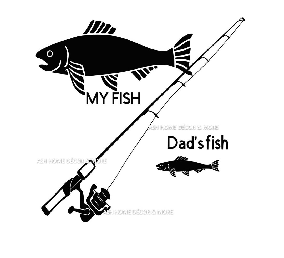 My Fish SVG, Kids Fishing Shirt Svg, Grandpas Fish Svg, Dads Fish Svg ...