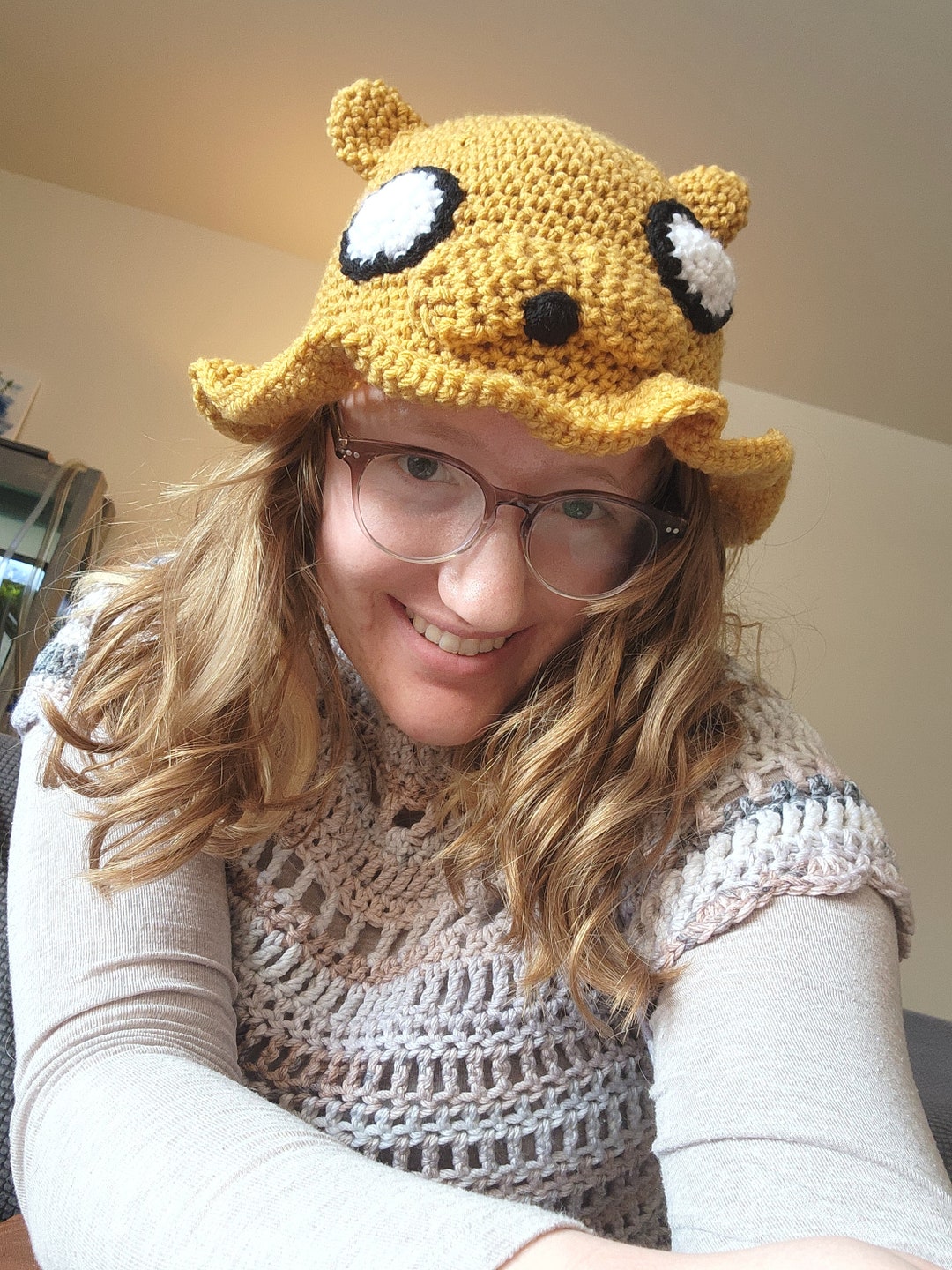 Crochet Jake the Dog Character Bucket Hat - Etsy