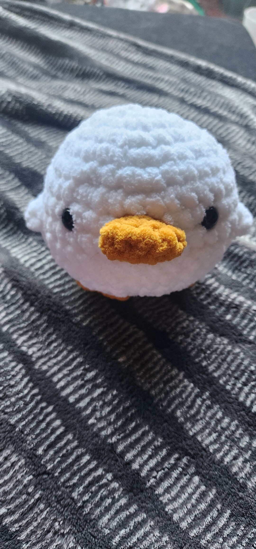 Crochet Round Duck Plushie - Etsy