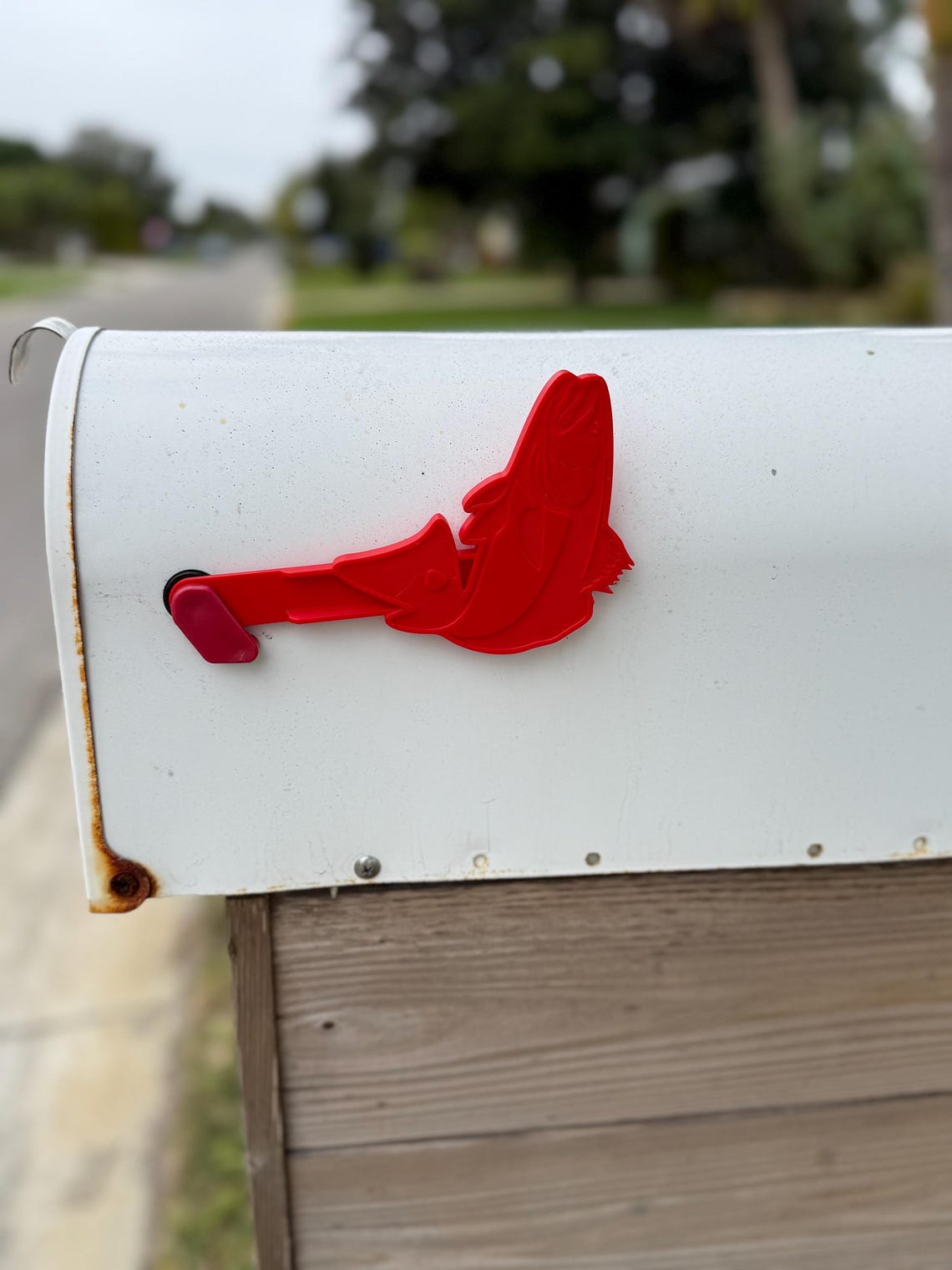 3D Printed Red Redfish Mailbox Flag Replacement - Etsy
