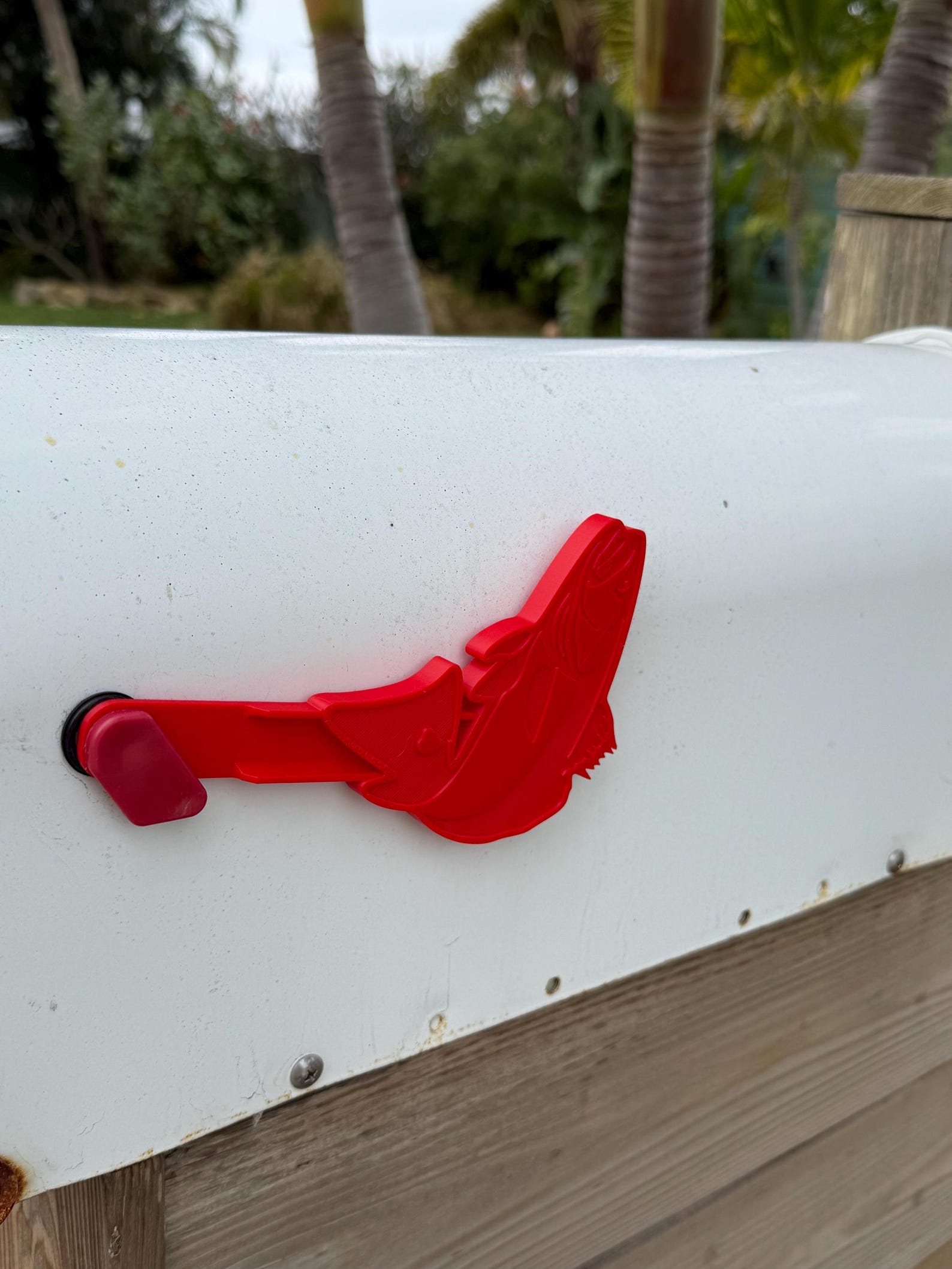 3D Printed Red Redfish Mailbox Flag Replacement - Etsy