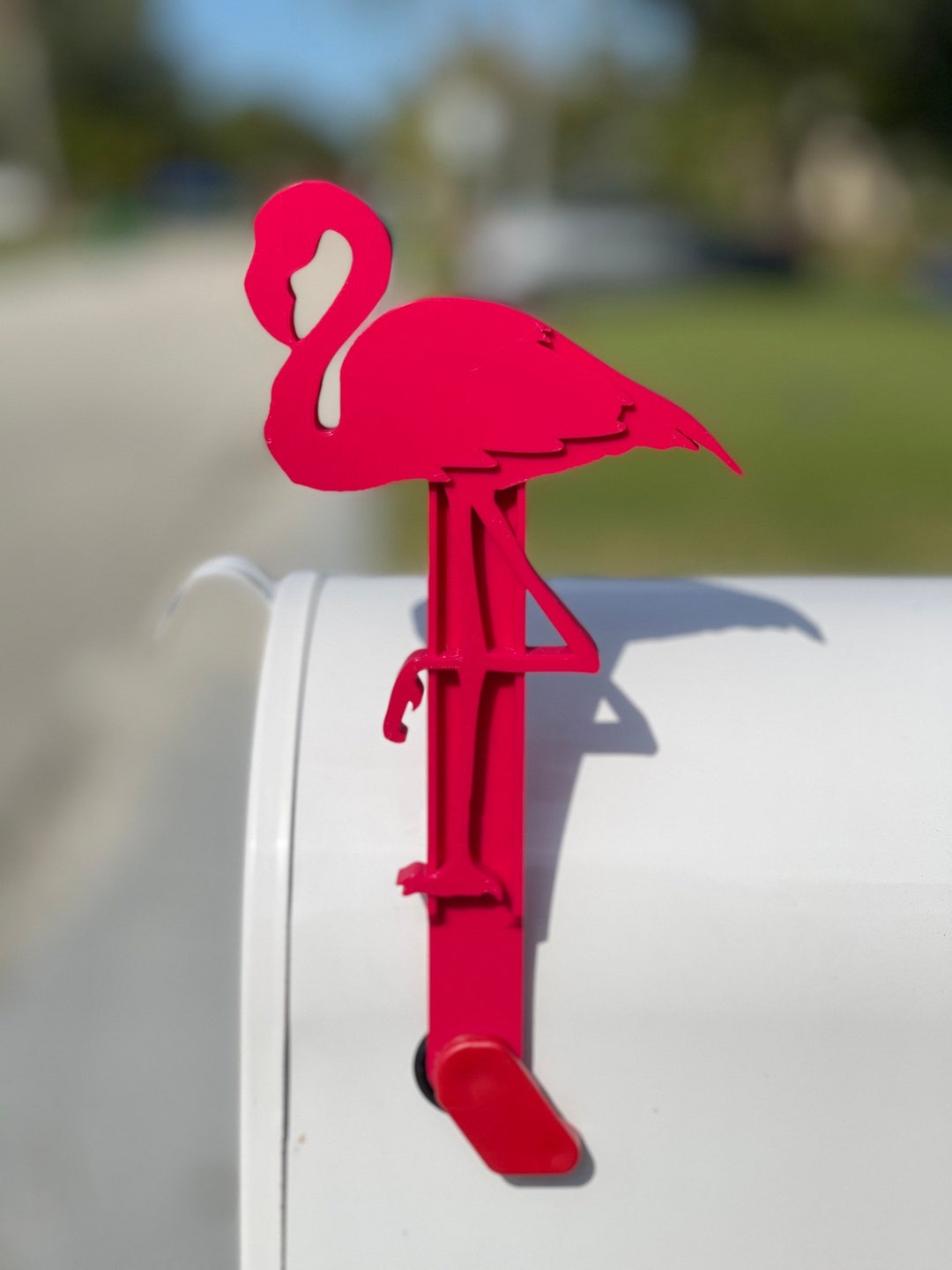 3D Printed Pink Flamingo Mailbox Flag Replacement - Etsy