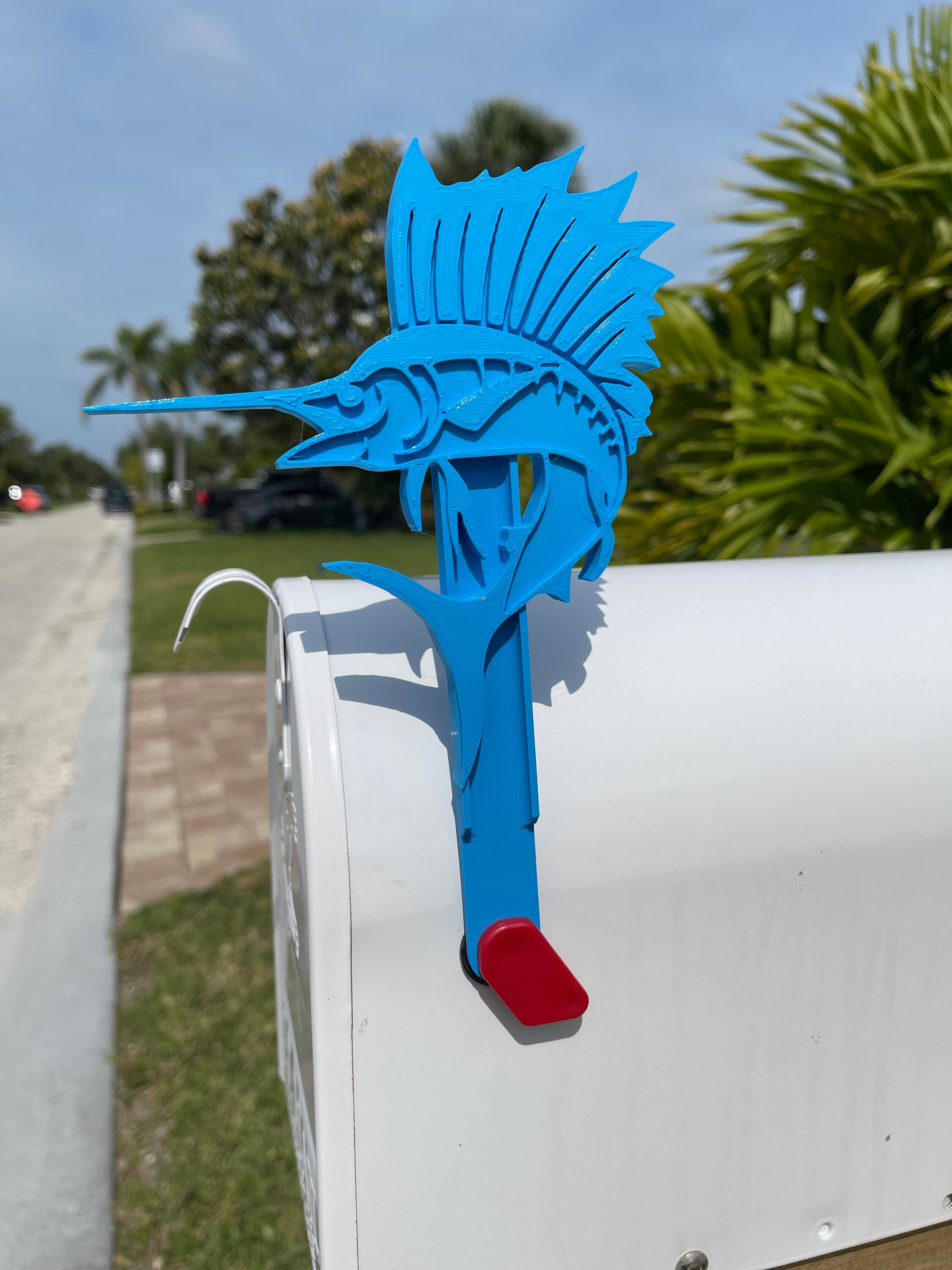 Sailfish Mailbox Flag 3D Printed Mailbox Flag Replacement | Etsy